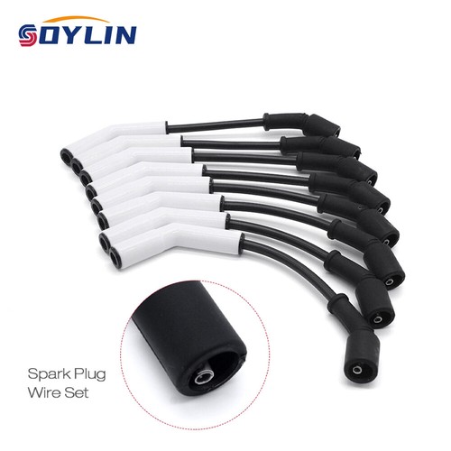 9070C Ceramic Boot Spark Plug Wires Set For Chevy 4.8L 5.3L 6.0L LS3 ...