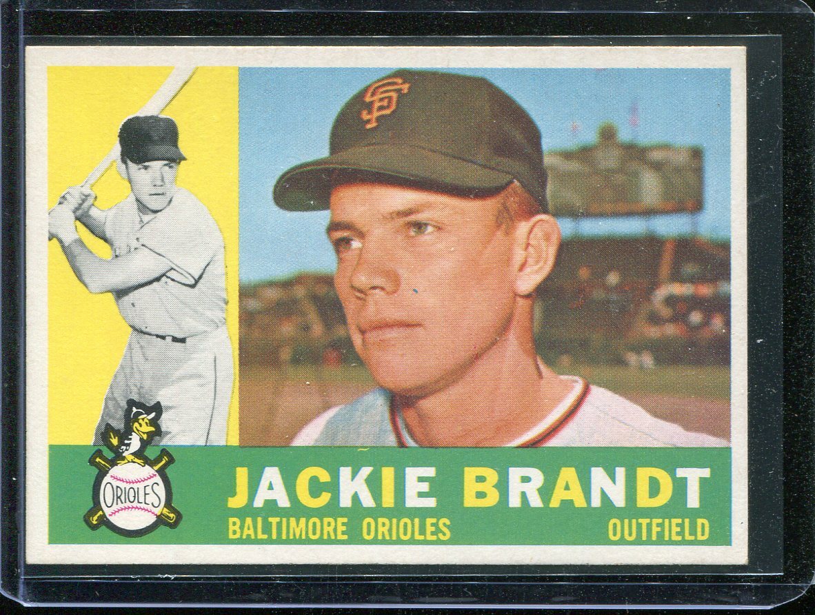 1960 Topps Baseball # 53 Jackie Brandt (NM-MT) Near Mint to Mint | eBay