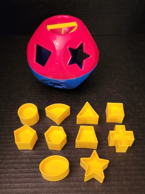 Tupperware Shape-O Toy TupperToys Shape Sorter Vintage Developmental ...