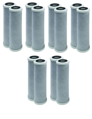 Pack of 12 Rainsoft UF-50, UF-50T Compatible Carbon Block Filters | eBay