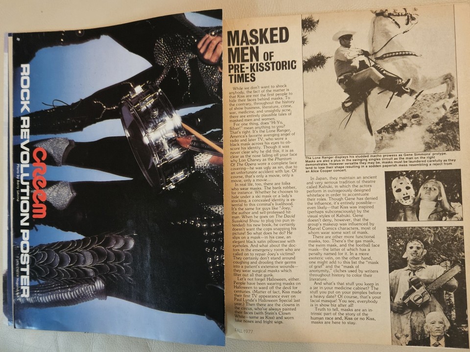 KISS CREEM SPECIAL EDITION Magazine 1977 | eBay