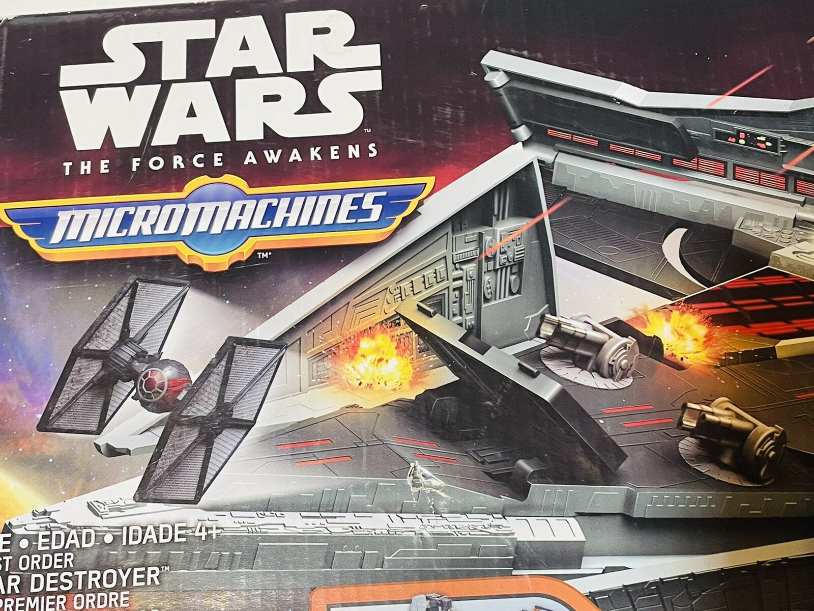 Star Wars The Force Awakens Micro Machines 1st Order Star Destroyer ...