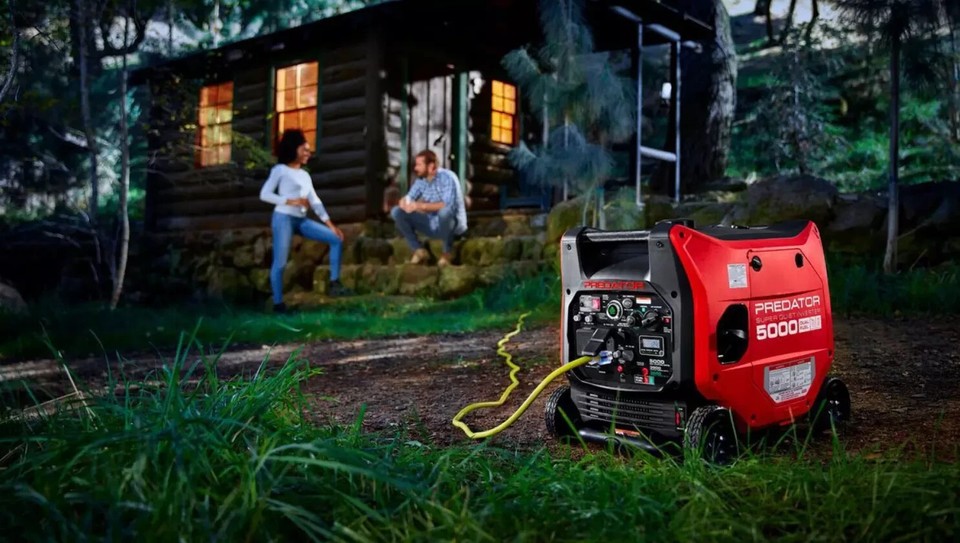 Predator 5000 Watt Inverter Generator Dual Fuel W/ Remote Start Camping ...