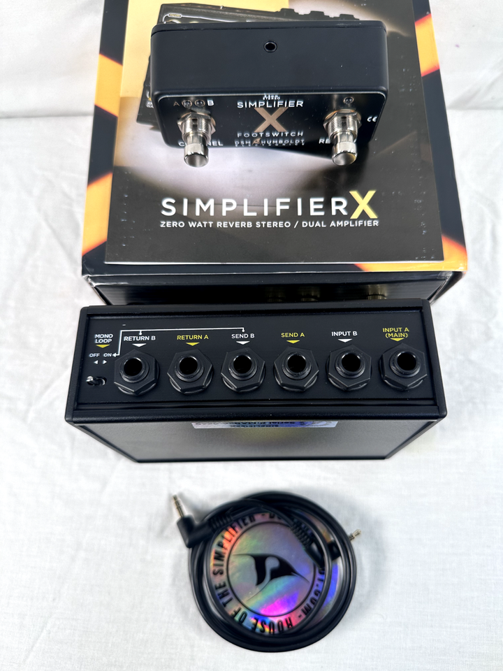 Used DSM Humboldt Simplifier X Zero Watt Reverb Stereo/Dual Amplifier ...
