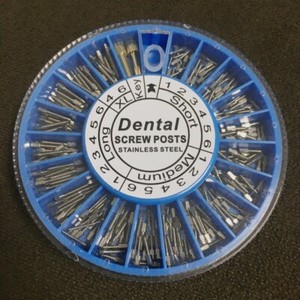 240pcs Dental Conical root canal Screw Posts post Kits Refills ...
