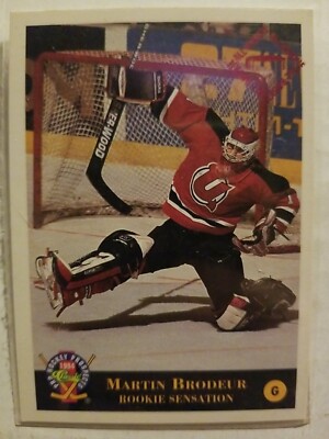 1994-95 Classic Pro Prospects Martin Brodeur - Utica Devils #12 - RC ...