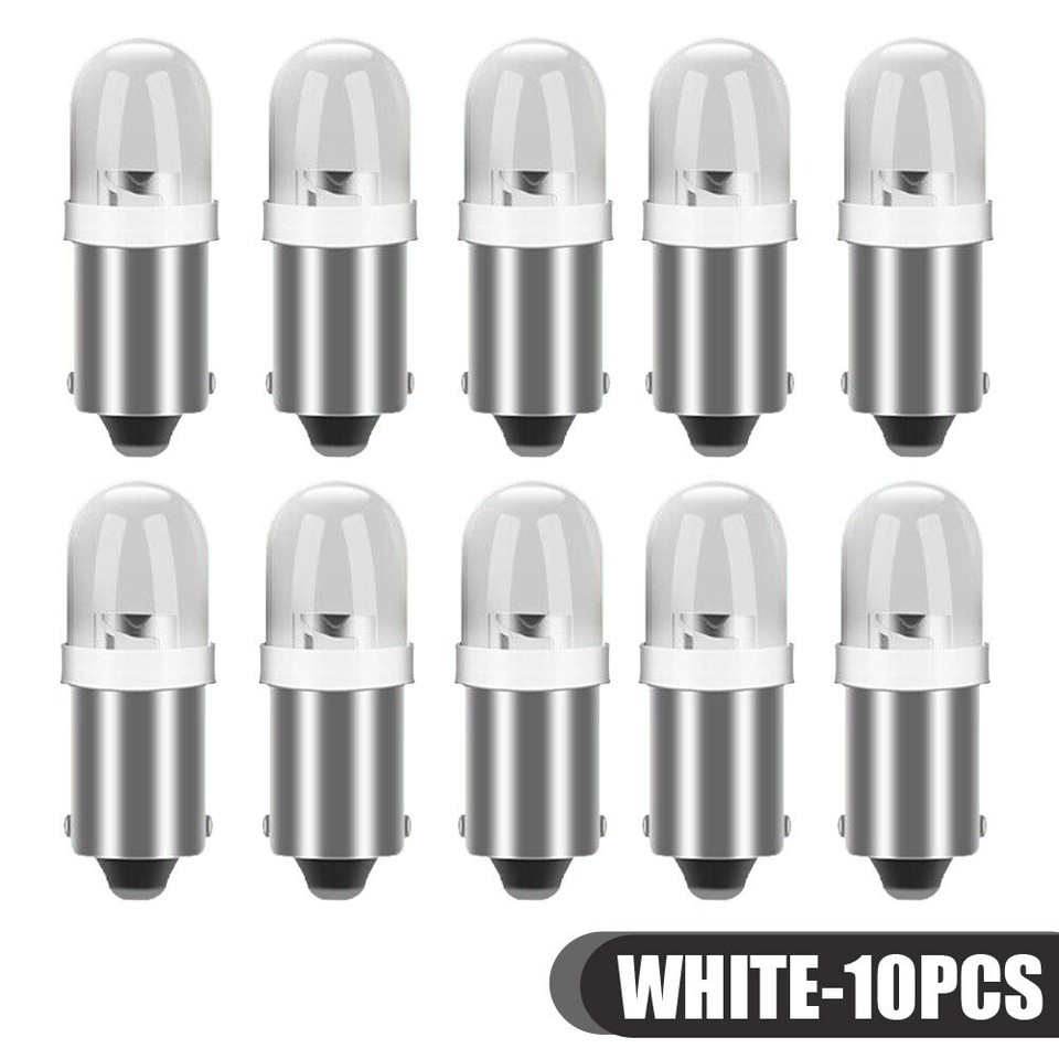 10X BA9S 1815 1816 1445 1895 LED Light Car Interior Instrument Dash ...