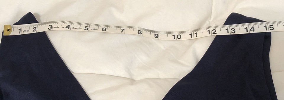 Plus Size 3XL Dark Blue Dress Padded Bra, Taffeta Over Fabric on The ...