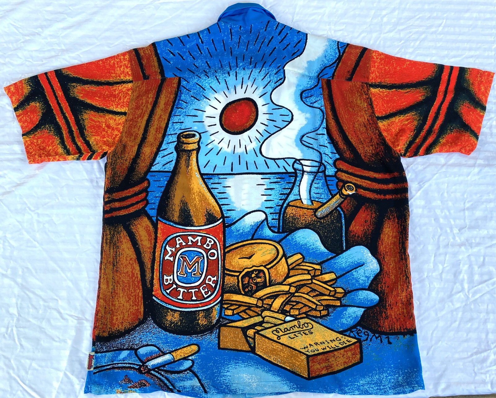 Vintage MAMBO LOUD shirt - Still Life Beer Bong Pie C… - Gem