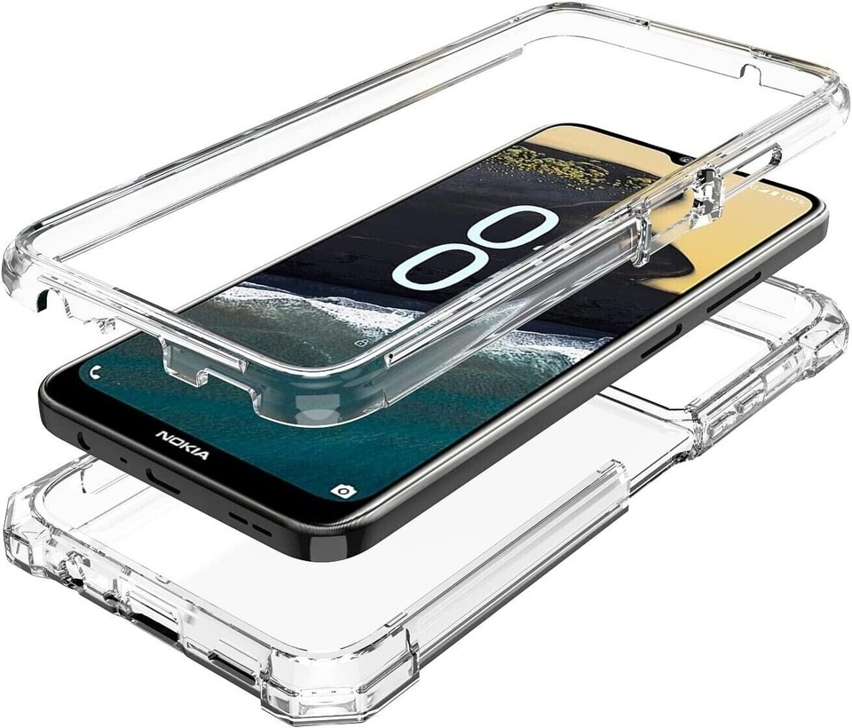 Nokia G310 5G / Nokia G42 - Hard Rubber Edge Protection Hybrid Armor ...