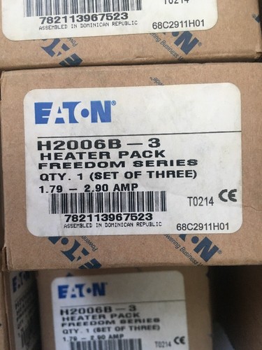 Eaton H2006B-3 Heater Pack Freedom Series (Set of Three) New In Box | eBay