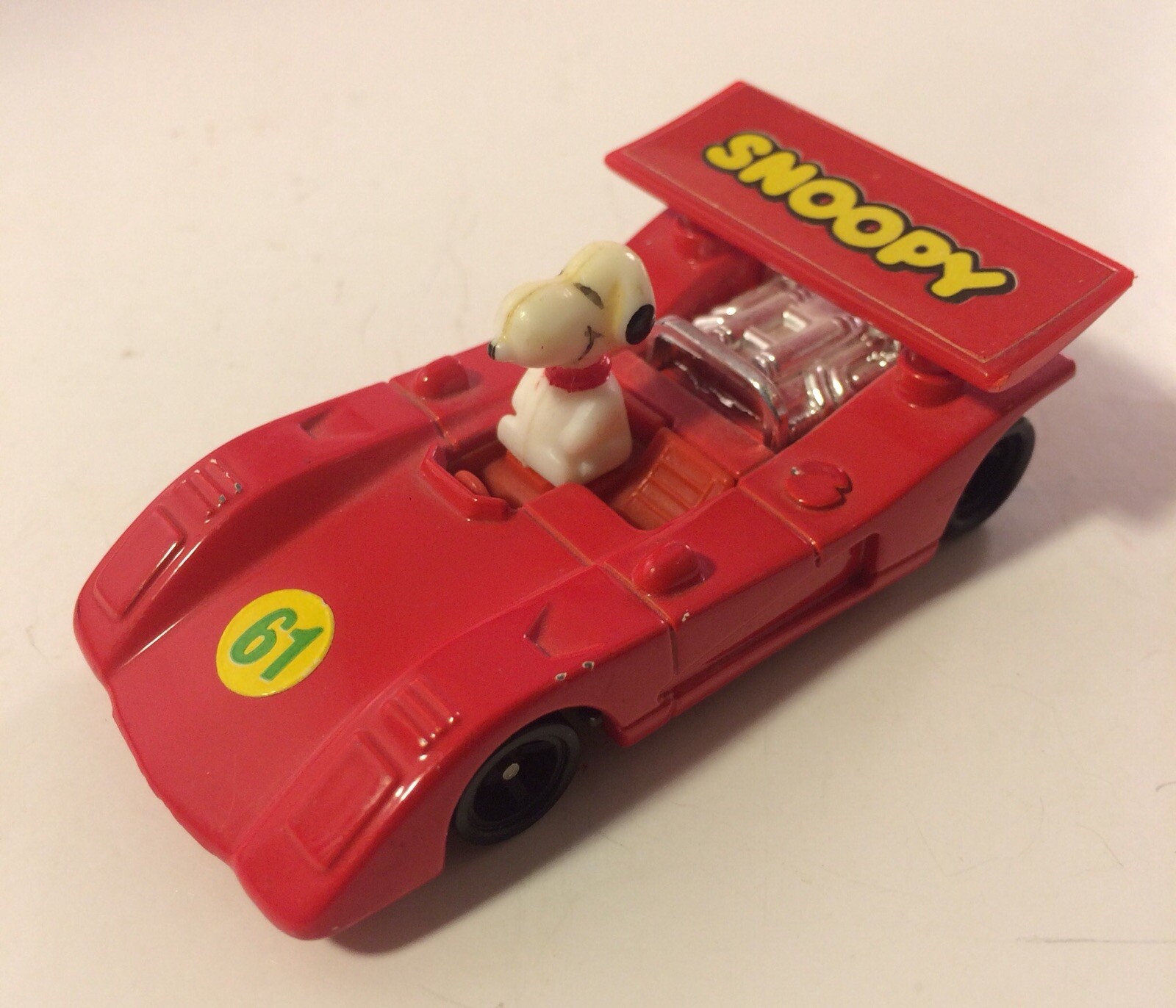 Aviva Snoopy Peanuts C3 Red Sports Car Diecast #61 Vintage 1960s - RARE ...