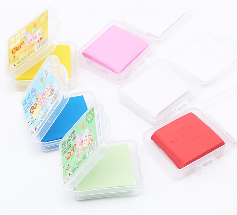 12X Soft Kneaded Eraser Set for Artists - Drawing and Art Putty Erasers ...