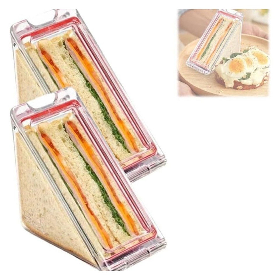 Triangle Sandwich Container Triangle Clear Plastic Sandwich Container ...