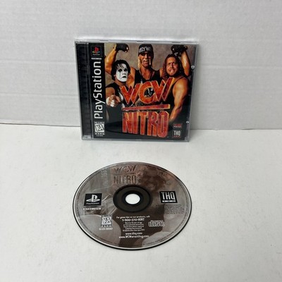 WCW Nitro PlayStation Video Game With Registration Card Wrestling THQ ...