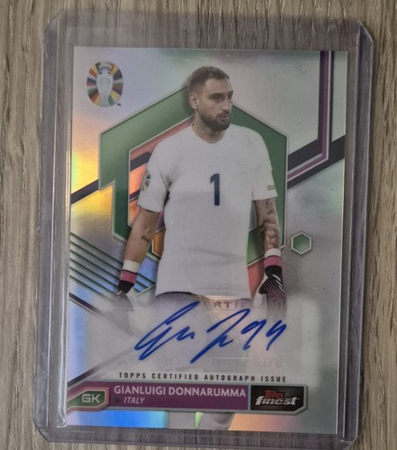 Gianluigi Donnarumma Autograph - Topps Finest Road To Euro - Italy ...