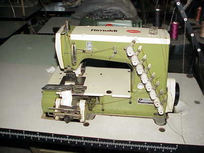 RIMOLDI 8 THREAD 4 NEEDLE ELASTICATING WAISTBAND MACHINE SEWING MACHINE ...