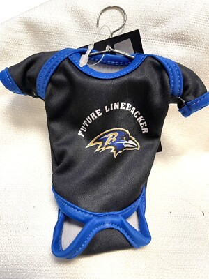 Baltimore Ravens future linebacker baby Shirt Ornament 5.5x4.5” NFL New ...