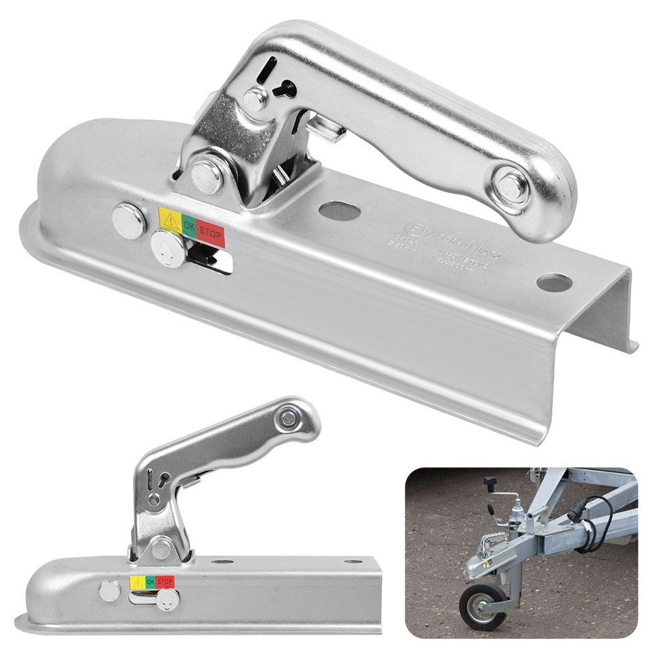 Heavy Duty 800kg Trailer Hitch Coupling Tow Ball Coupler Camper 50mm ...