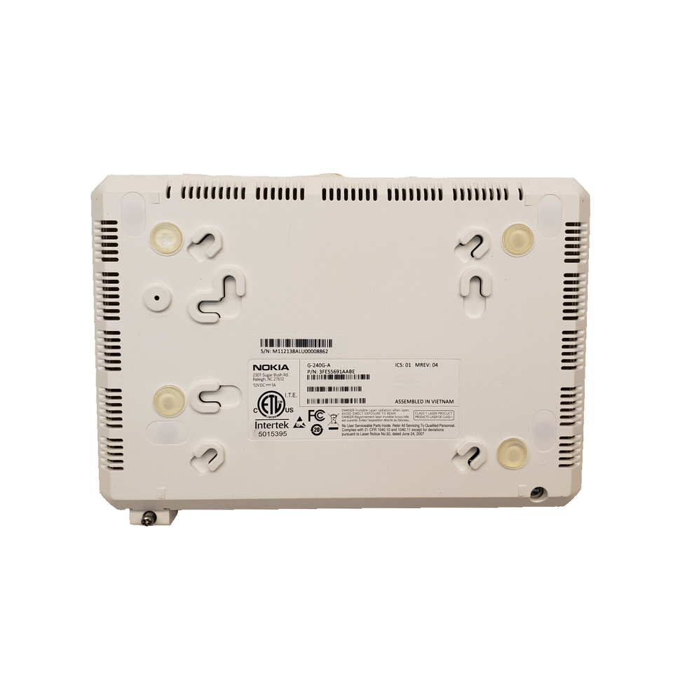 NOKIA G-240G-A Fiber Optic Modem 7368 ISAM Optical Network Terminal ...