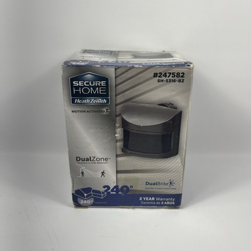 New Heath Zenith HZ-5316-BZ Replacement 240° Motion Sensor w/ Dualbrite ...
