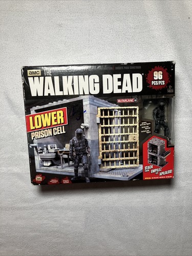 Walking Dead Building Set #14608 Lower Prison Cell w/Riot Zombie Free ...