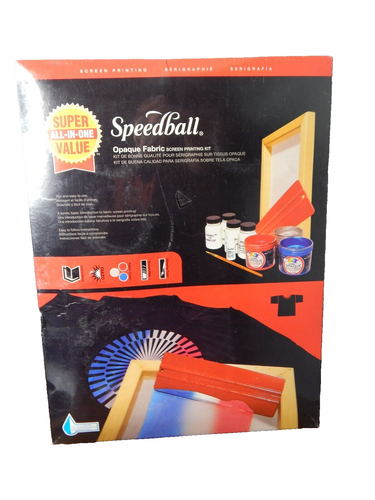 Speedball Opaque Fabric Screen Printing Super Value Kit New Sealed 4519 ...