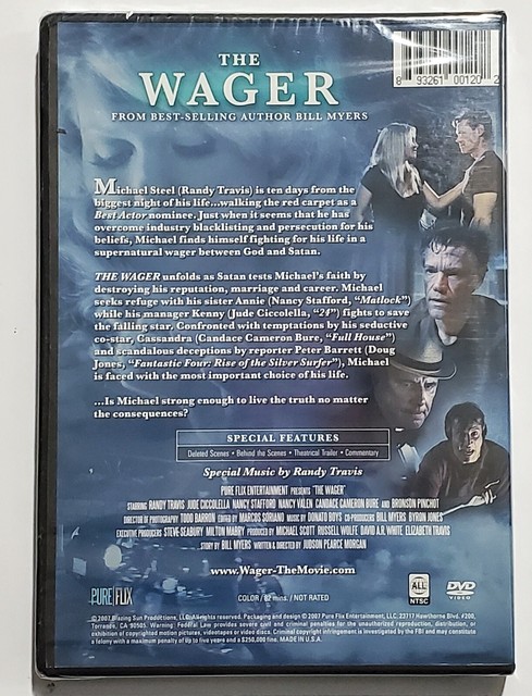 The Wager DVD Movie Randy Travis Jude Ciccolella 2007 Bronson Pinchot ...