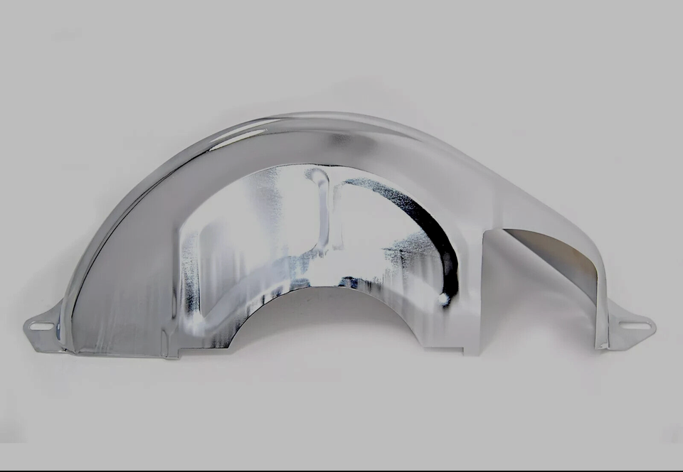 GM Chevy Flexplate Flywheel Dust Cover Turbo 350 700R4 Chrome Steel ...