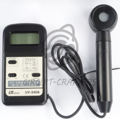 1P New Digital Pocket UV Light Meter Tester LUTRON UV-340A UVA&UVB ...