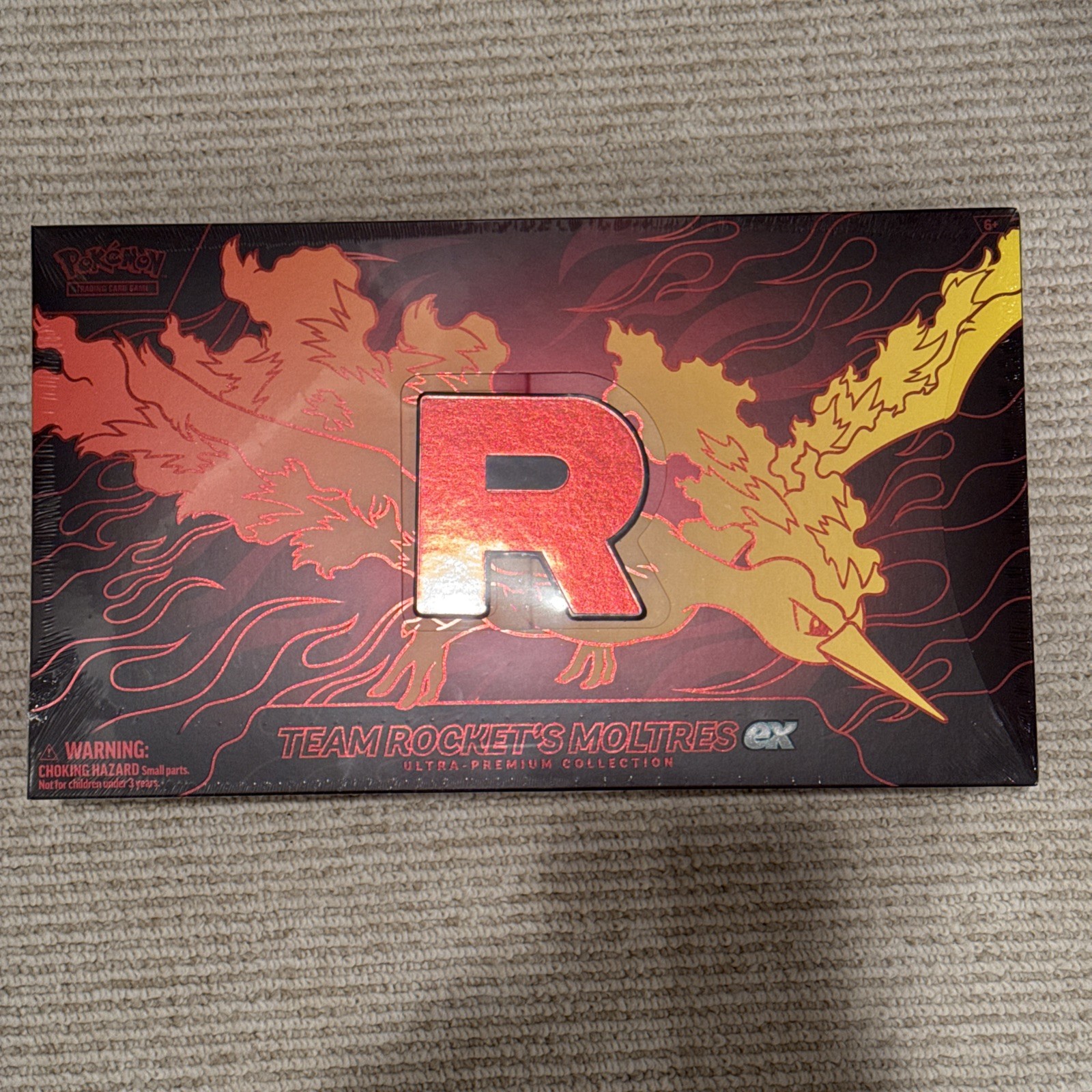 Pokemon TCG Team Rocket Moltres UPC (Ultra Premium Collection) Box ...