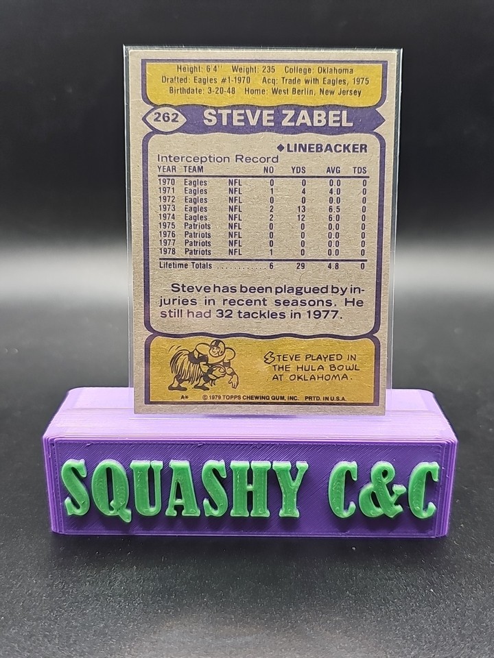 1979 Topps - Steve Zabel #262 | eBay