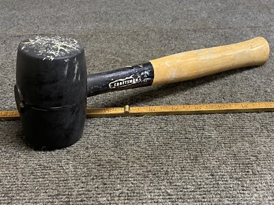 Vintage Craftsman No. 2 Rubber Hammer Mallet # 4578 - USA Crown Logo ...