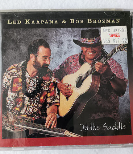 Led Kaapana Bob Brozman CD Slack Key Guitar Hawaiian In the Saddle NEW ...