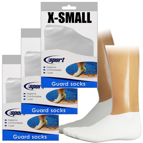 Isport Kids Childrens Swimming Pool Verruca Latex Rubber Guard Socks XS ...