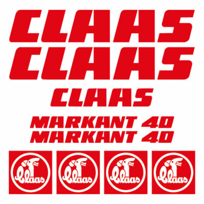 Claas MARKANT 40 square baler decal aufkleber adesivo sticker set | eBay