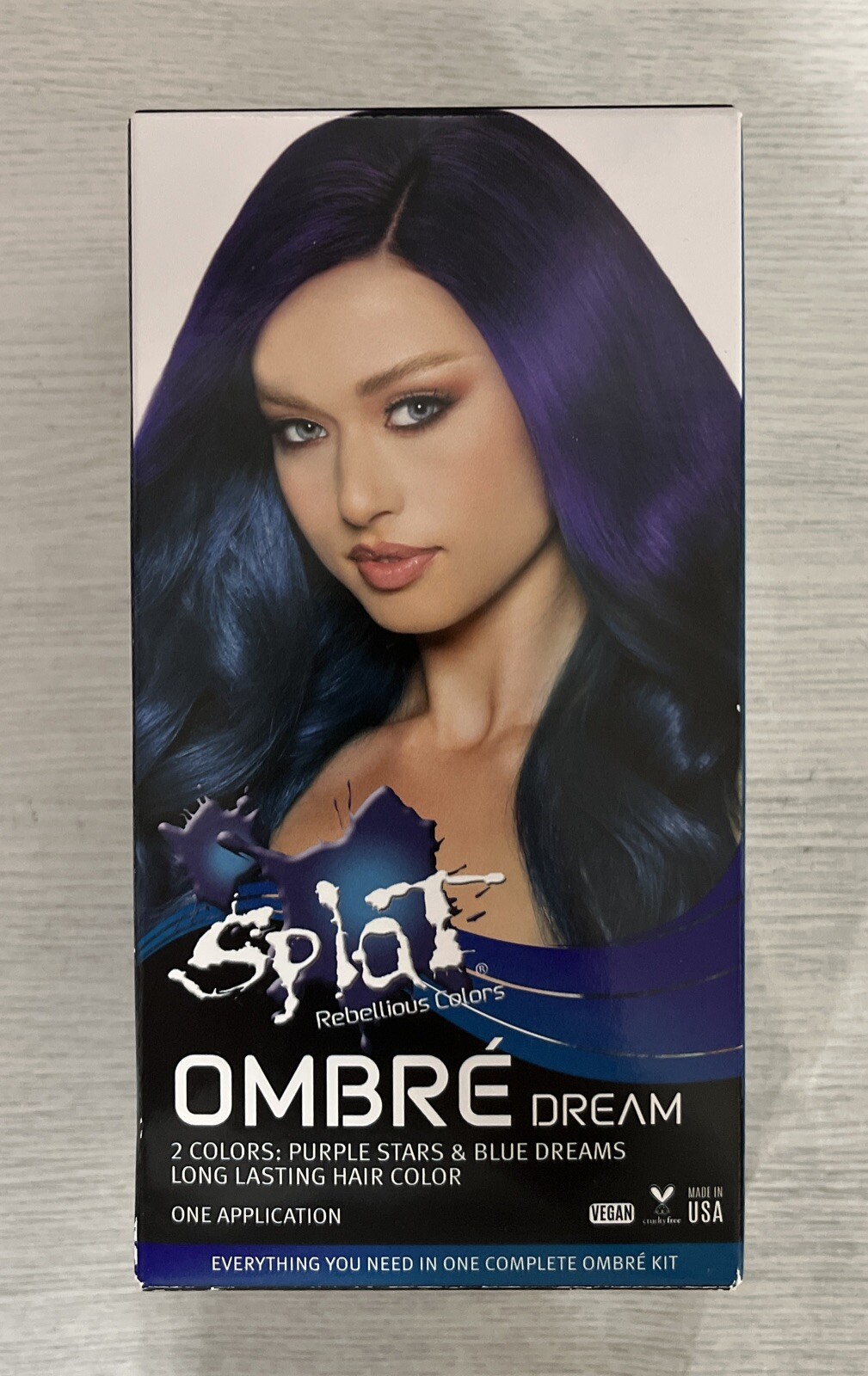 Splat Rebellious Hair Color Complete Kit 'DREAM' Ombre Purple Stars ...