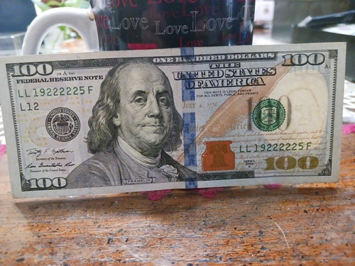 2009 A $100 Very Unique Serial Numbers. RARE Find | eBay