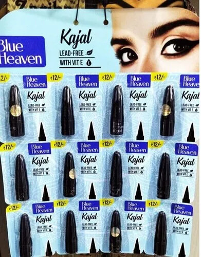 Blue Heaven Traditional Kajal Herbal Black Kohl Eyeliner Stick Long ...
