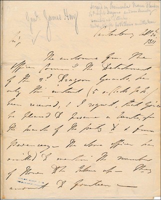 JAMES HAY - AUTOGRAPH LETTER SIGNED 09/20/1811 | eBay