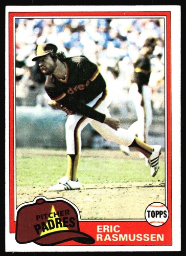 1981 Topps Eric Rasmussen #342 San Diego Padres | eBay