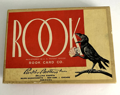 Vintage Rook Card Game 1936 Original Box with Instruction Booklet ...