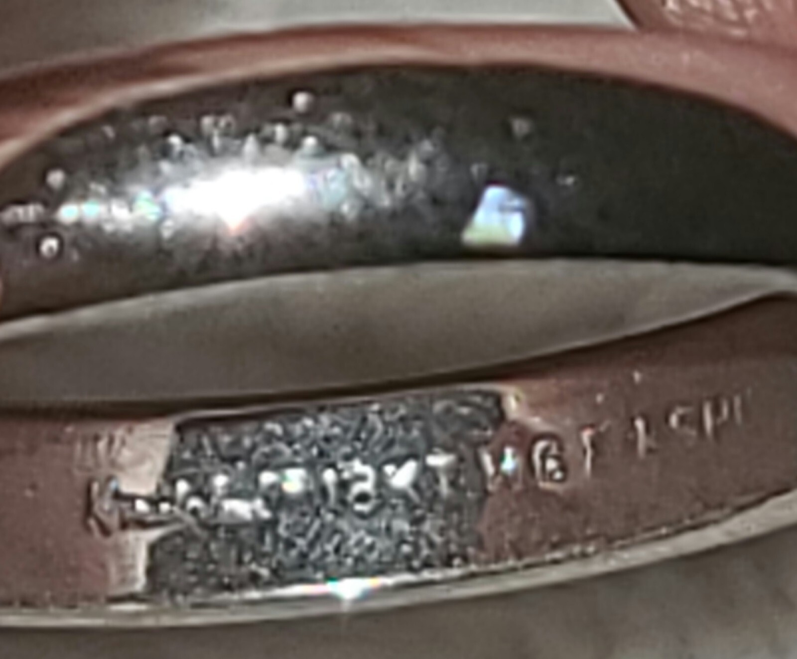 18KT Karatclad HGE ESPO Mens Ring Silver Wedding Band Size 12 | eBay