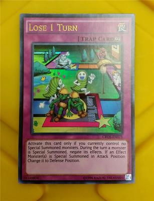 LOSE 1 TURN - CROS-EN075 * ULTRA RARE - UNLIMITED EDITION - YUGIOH | eBay