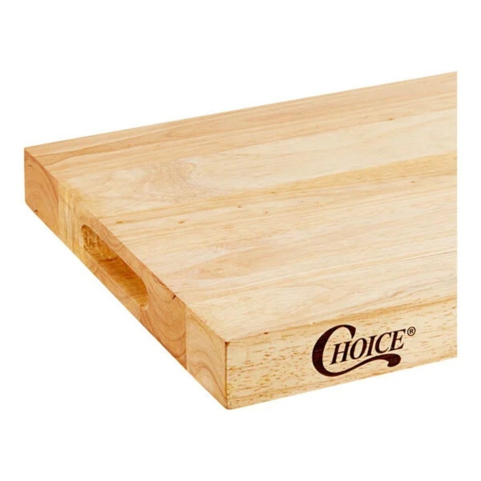 Wood Cutting Board Commercial Restaurant Solid Rigid Butcher Block ...
