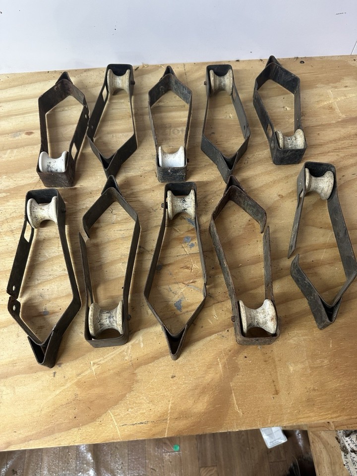 Aerial Cable Block Rollers 9 Lots of 10 pcs at $30.00 a lot | eBay