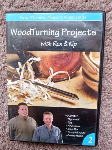 WOODTURNING PROJECTS with Rex & Kip Woodworking Lathe DVD. Original ...