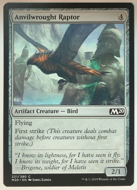 MTG Anvilwrought Raptor Core Set 2020 221/280 Regular Common for sale ...