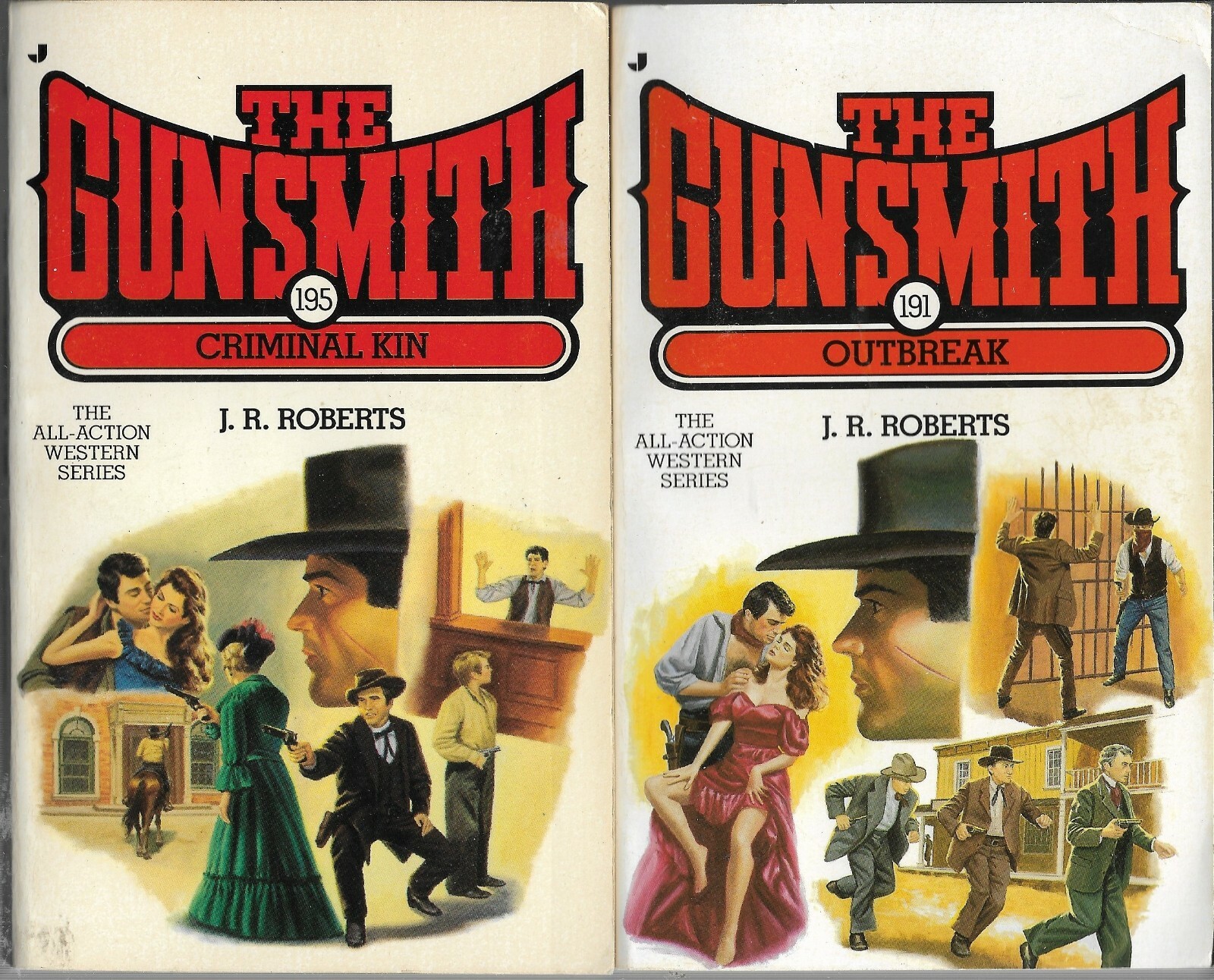 Gunsmith J R Roberts Lot of 5 Adult Western 8 78 191 195 335 Books | eBay