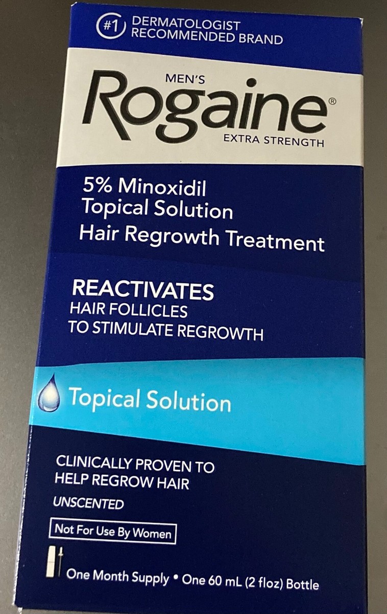 Rogaine Mens Extra Strength 5 Minoxidil Topical Solution 3 Hair Loss